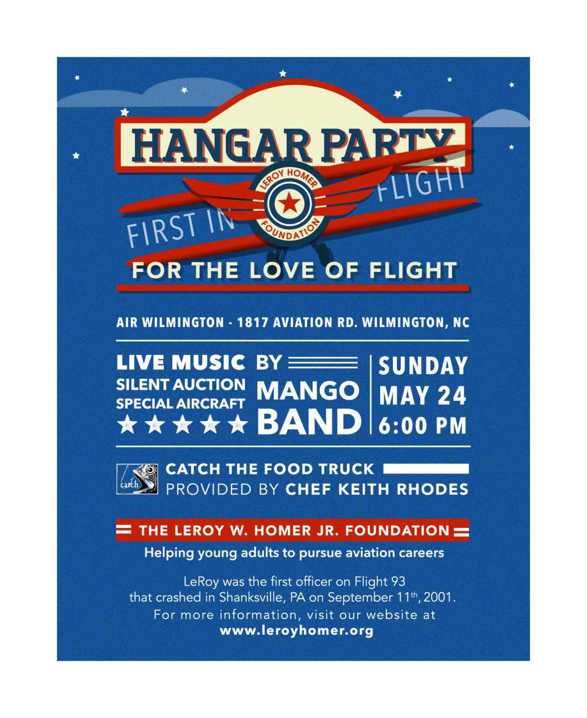Hangar Party to Support the LeRoy Homer Foundation: Consider Attending ...