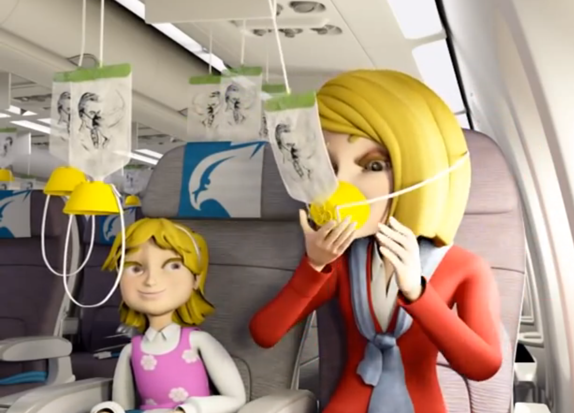 Safety Video: Children Delighted to See Oxygen Masks Drop? - The Gate