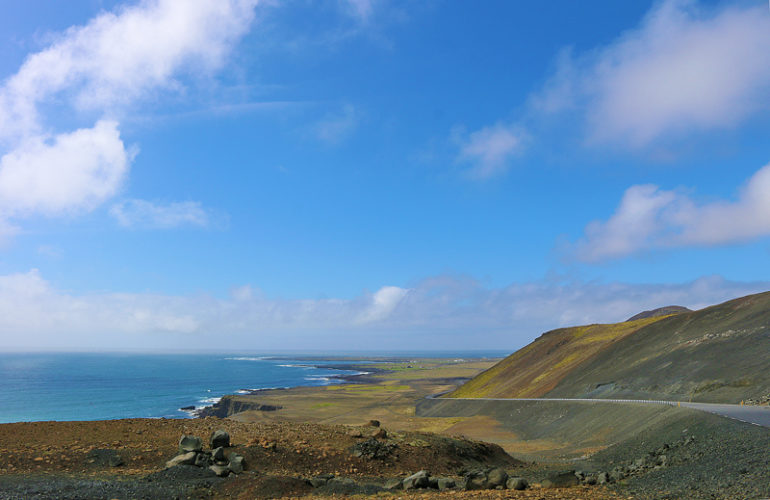 Brimketill Lava Rock Pool and The Road From Valahnúkamöl to Krýsuvík ...