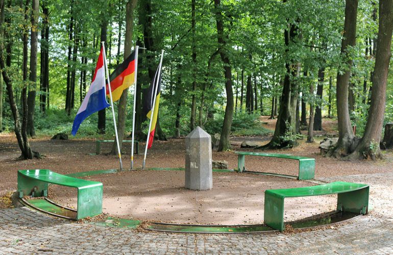 3 Countries at the Same Time: Drielandenpunt - The Gate