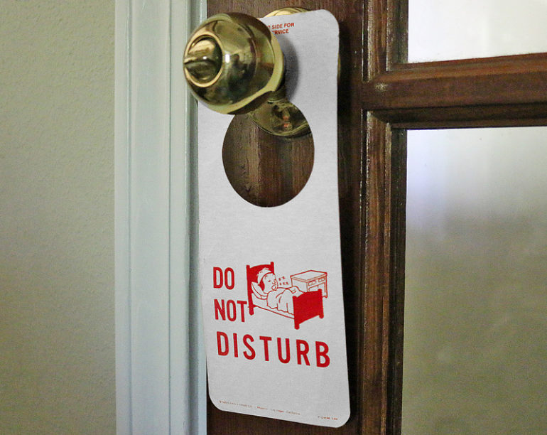 Are Do Not Disturb Signs Becoming Obsolete? - The Gate