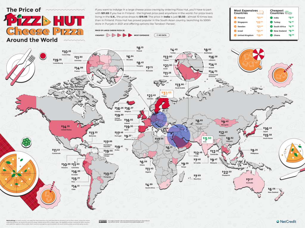 The-Price-of-Pizza-Hut_World-Map - The Gate