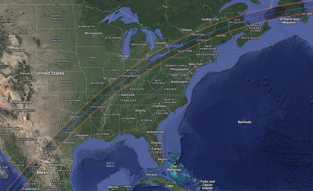 Total Solar Eclipse in North America: April 8, 2024 - The Gate
