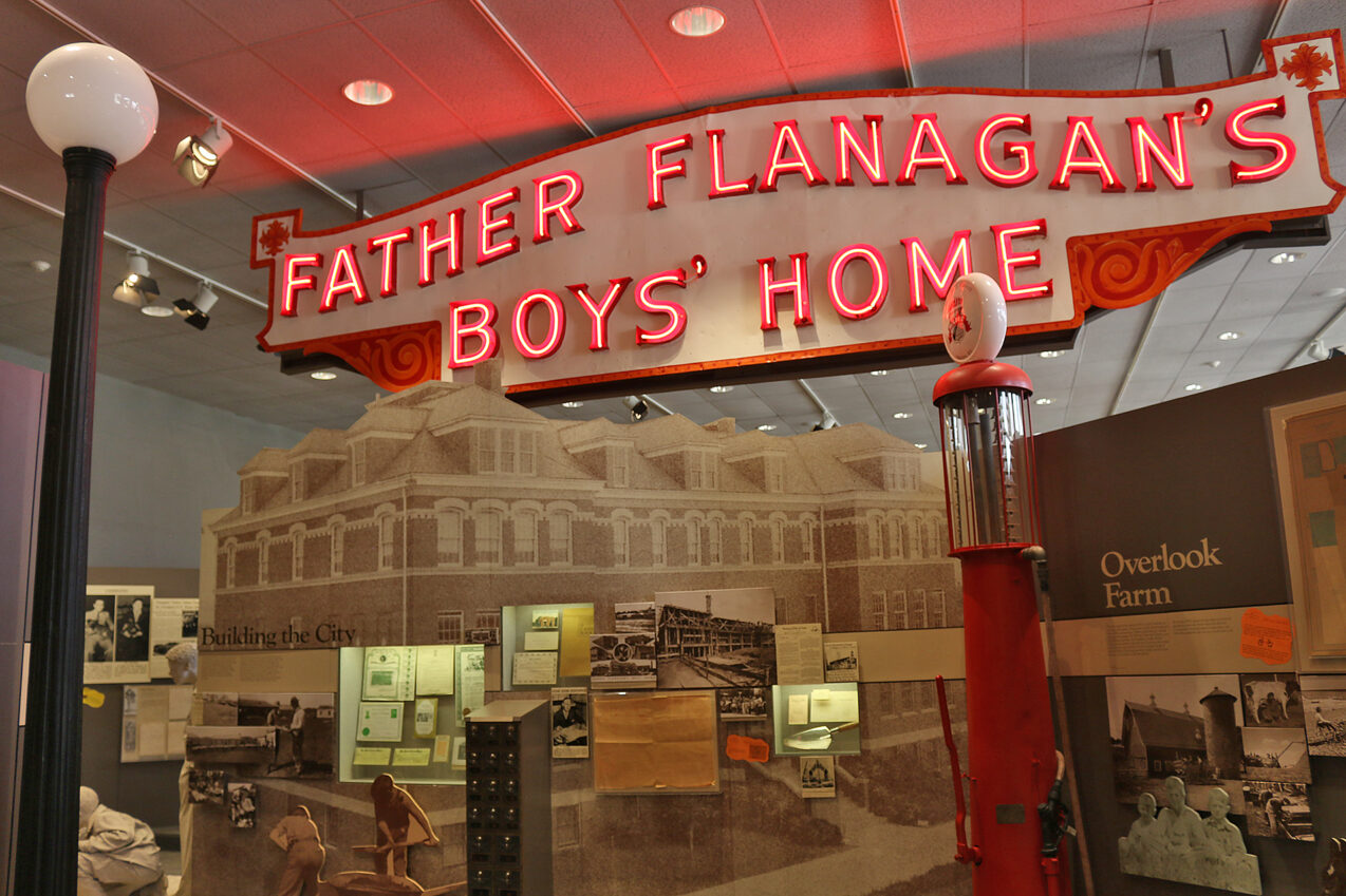 Hall of History at Boys Town in Nebraska - The Gate