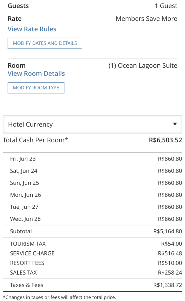 A Service Charge AND Resort Fees on The Same Hotel Folio. - The Gate