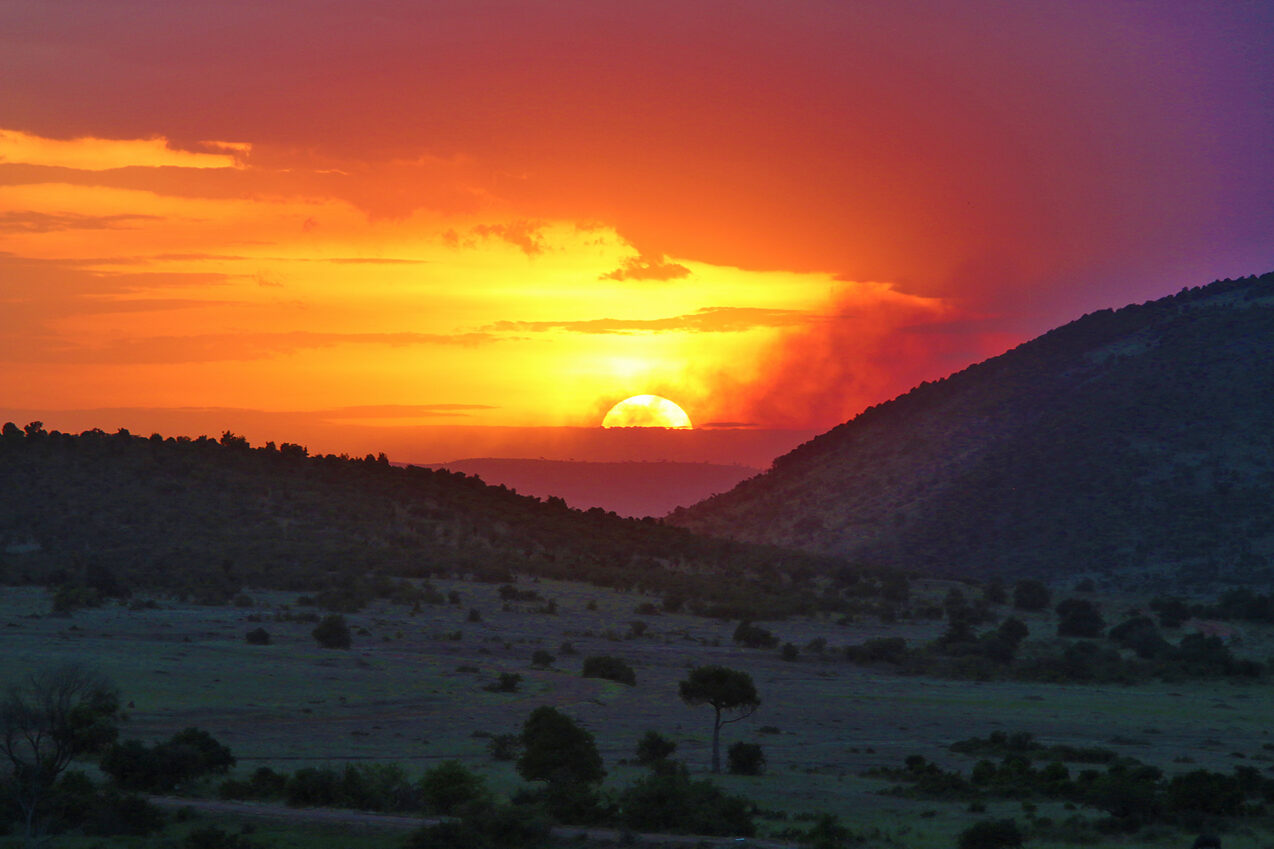 Sunset in Kenya. Sunday Morning Photograph. - The Gate